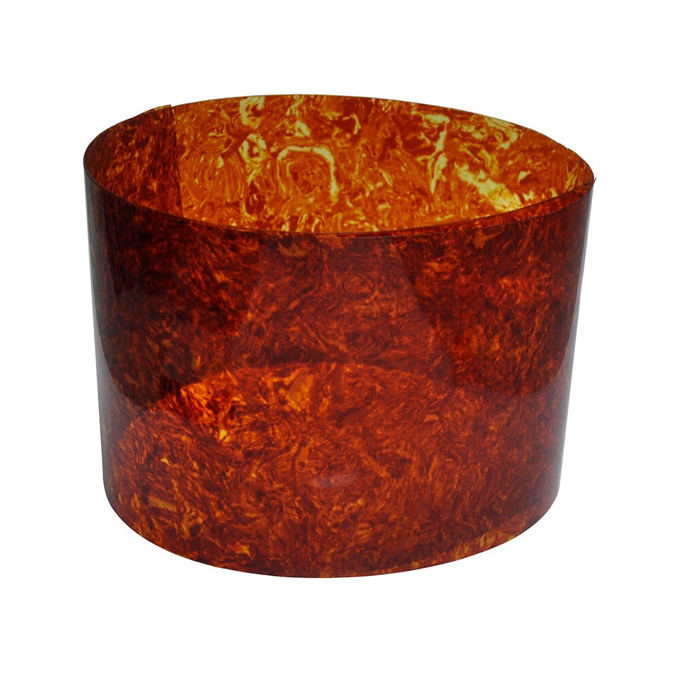 11" x 60" Drum Wrap 0.46mm Musical Instrument Deco Sheet Brown Tortoise ...