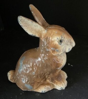 Vintage Cast Iron Rabbit Bank c. 1920-1930 | eBay