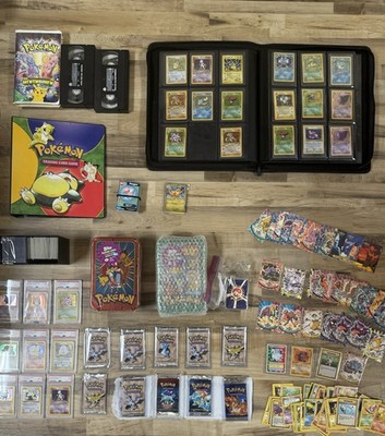 HUGE Vintage Pokemon Collection - Sealed Packs and Tins, NM - MINT ...