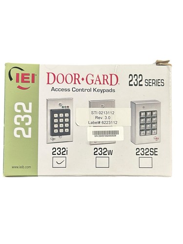 Linear Indoor Flush-Mount Keypad Access Device, DPS Contact 232CVS 232i ...