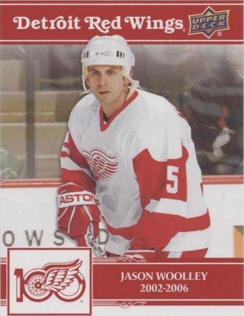 2025-26 Upper Deck Detroit Red Wings Centennial - Jason Woolley #7 Box ...