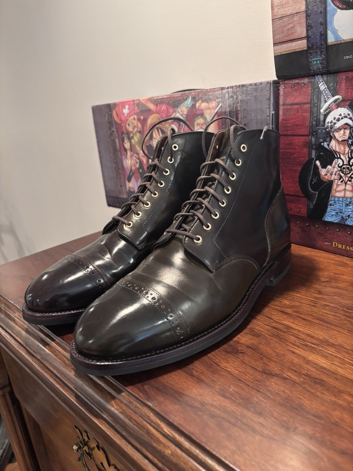Grant Stone Garrison Boots Maduro Shell Cordovan 11D | eBay