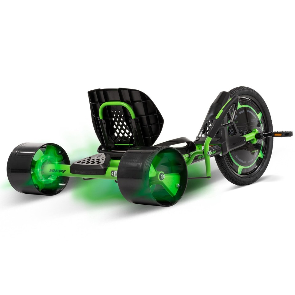 Huffy Green Machine 20 Inch Drift Trike, Sleek Ergonomic Design ...