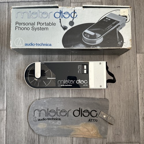 Vintage Audio Technica AT770 Mister Disc Portable Turntable Partly ...