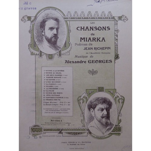 GEORGES Alexandre L'Eau qui court Chant Piano 1926 | eBay