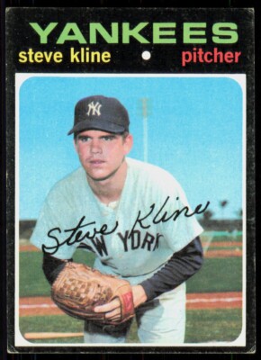 1971 Topps Base Set Steve Kline Rookie New York Yankees #51 | eBay