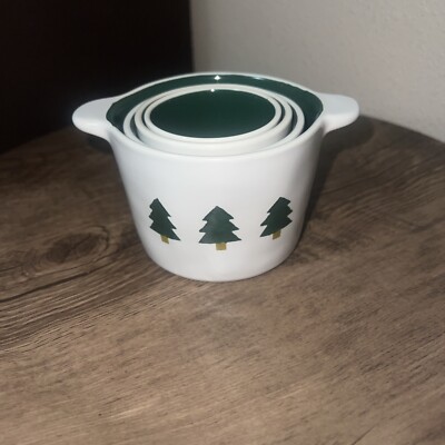 RAE DUNN Tree Measuring Cups Set Of 4 (290) | eBay