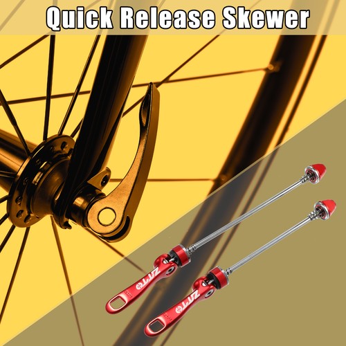2 Pcs Bicycle Quick Release Axles Skewers Lever Front Rear 150mm 190mm ...