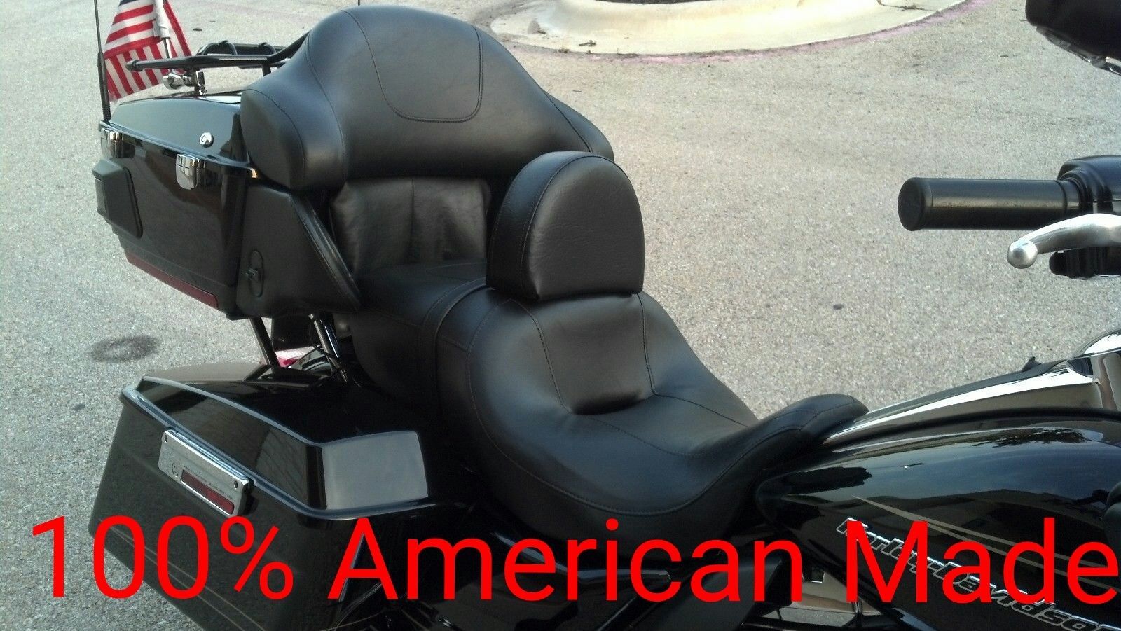Harley Davidson Driver Backrest AMERICAN MADE Ultra Classic Quick ...