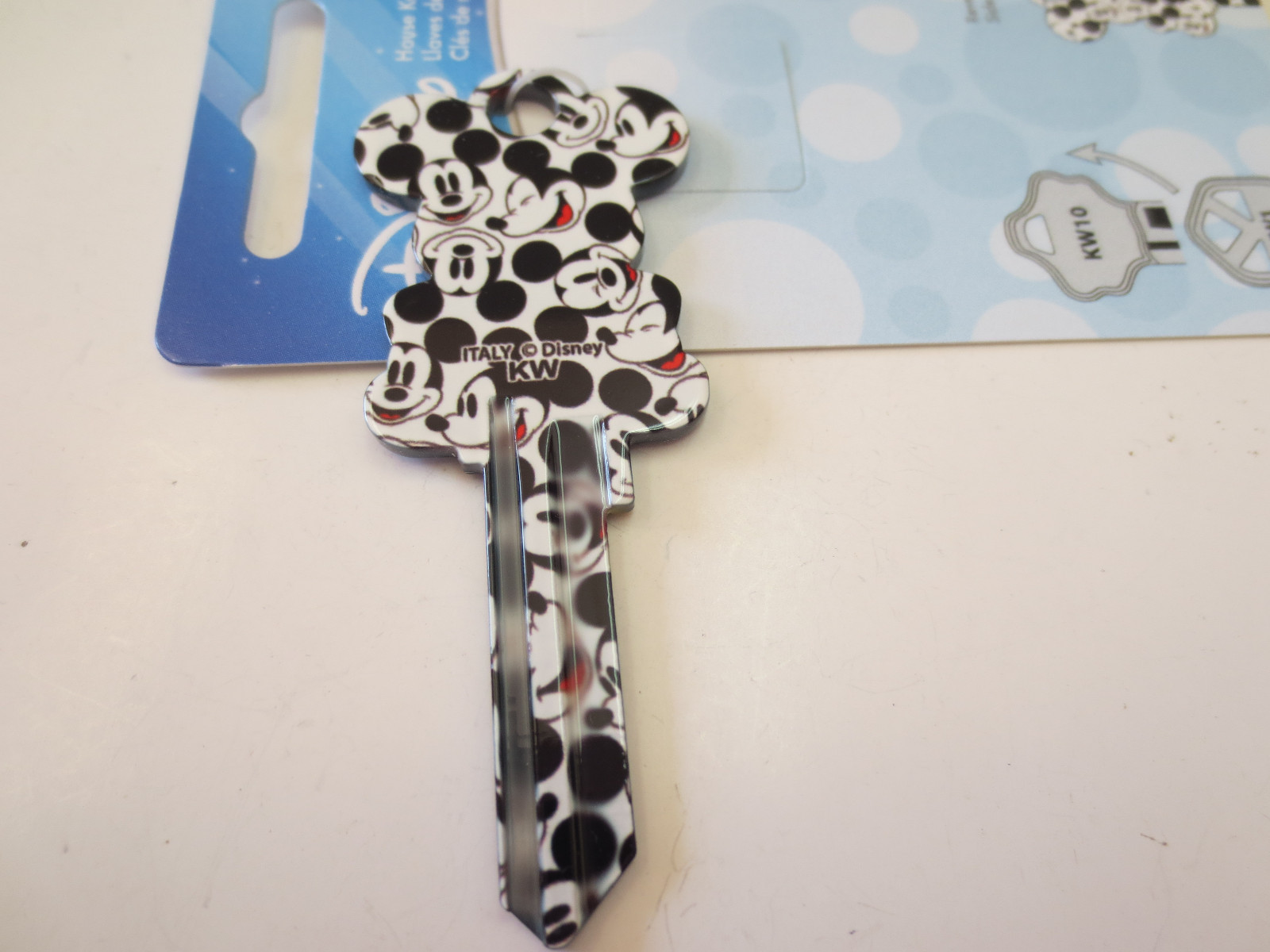 Mickey Mouse Shape D103 Kwikset KW1 House Key Blank Authentic Disney ...