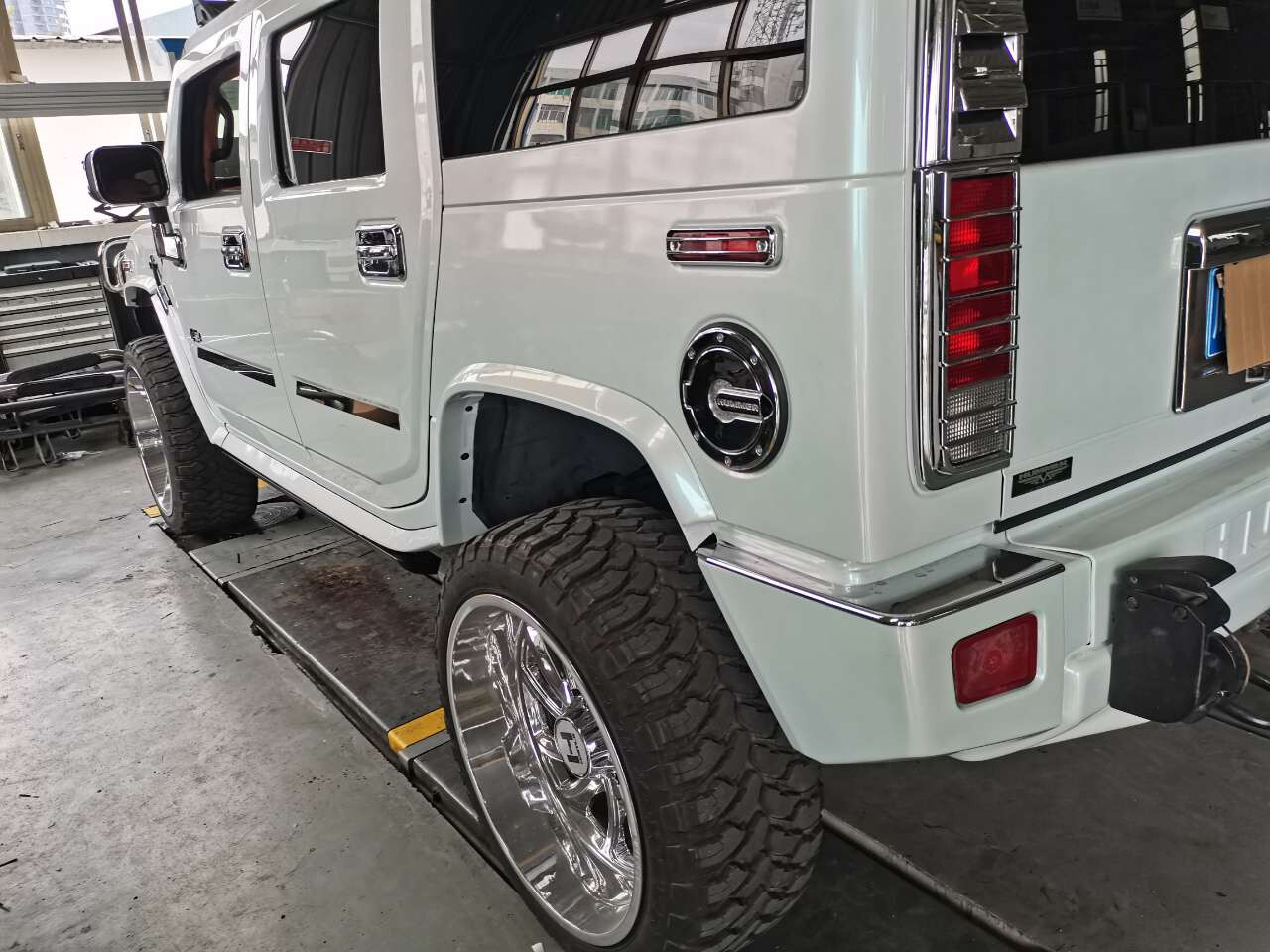 2Pcs Fits For Hummer H2 2003-2010 Deployable Electric Running Board ...