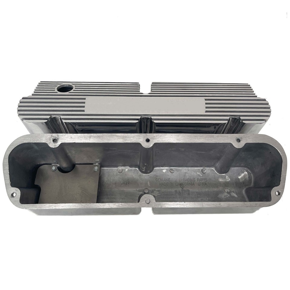 Ford SMALL BLOCK Tall Valve Covers, 351W Pentroof, Custom - Polished ...
