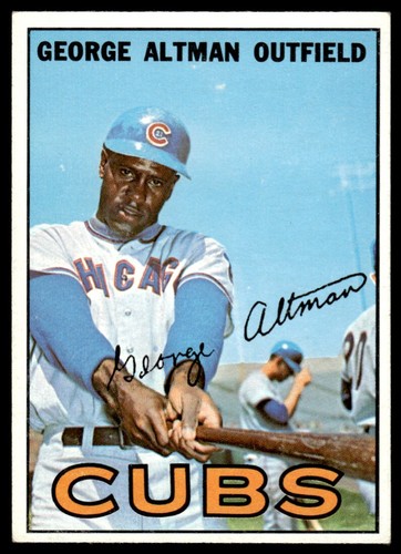 1967 Topps George Altman Chicago Cubs #87 Set Break | eBay