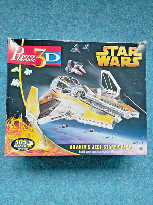 Puzz 3d Star Wars Anakin's Jedi Starfighter Puzzle Advance 505 Pieces ...