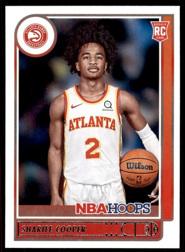 Sharife Cooper 2021-22 Panini Hoops Rookie Card #249 Atlanta Hawks | eBay