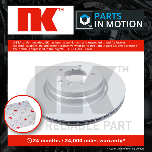 2x Brake Discs Pair Vented fits BMW 325 E90, E91 3.0 Rear 07 to 12 ...