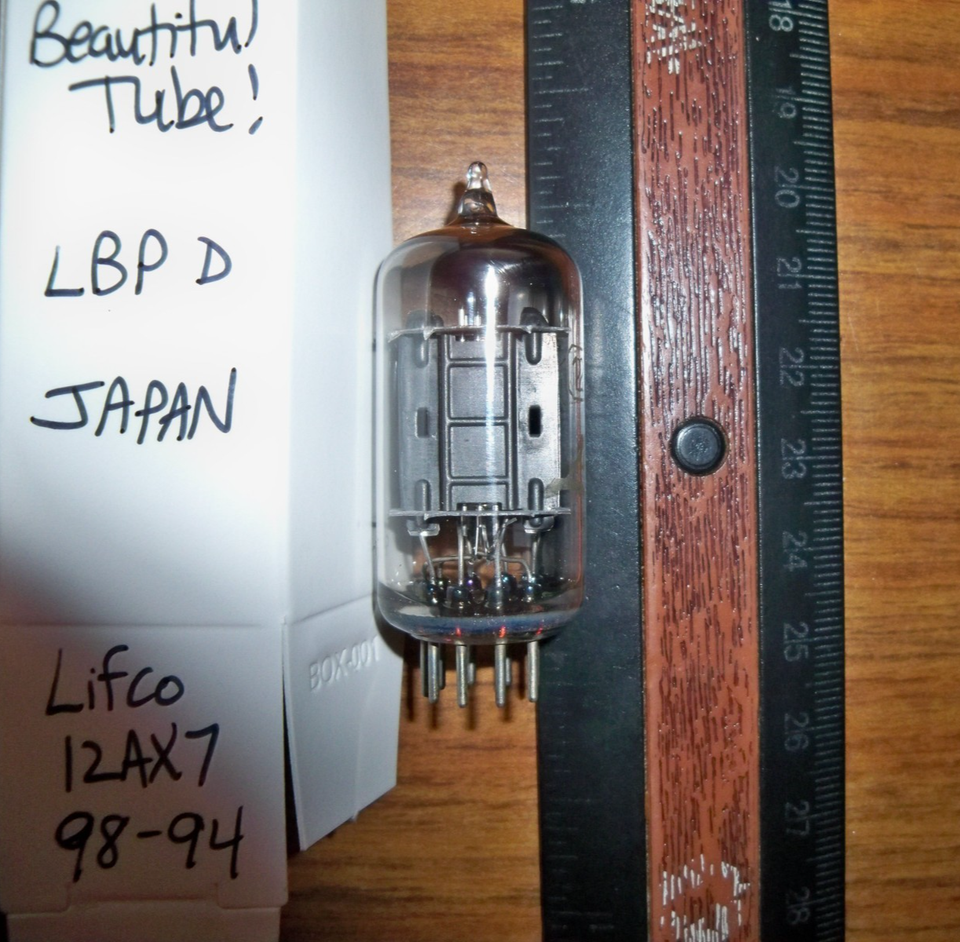 Strong Lifco Long Black Plate D Getter 12AX7 / ECC83 Tube - 98/94 | eBay