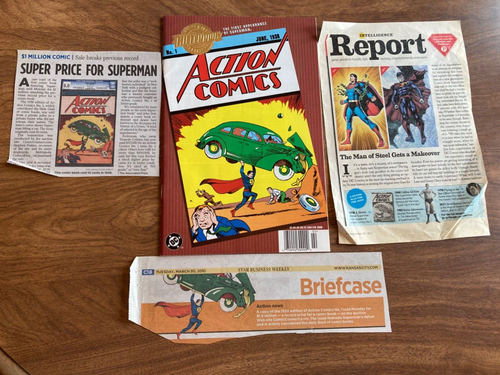 Superman Action DC comic #1 reprint 1938 NEW never read 70992309900| eBay