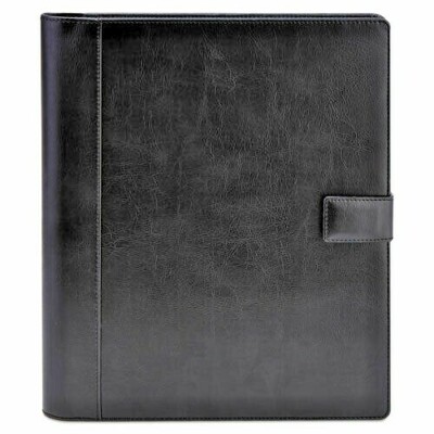 Notepad Holder 10½ × 12 Holds 8½ × 11 Pad (Included) Black Leather-Like ...