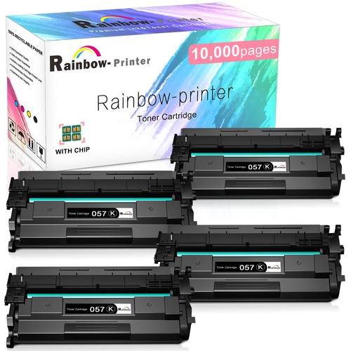 4x 057 Toner For Canon 057 ImageCLASS MF445 MF448dw LBP227dw MF449dw ...