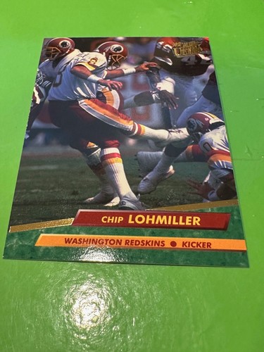 1992 Fleer Ultra Card # 407 Washington Redskins, Chip Lohmiller. Kicker ...