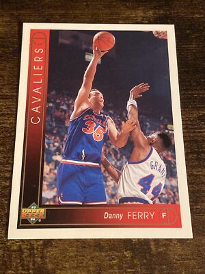 1993-94 Upper Deck Cleveland Cavaliers Basketball Card #46 Danny Ferry ...