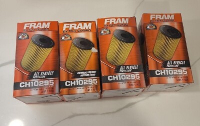(4) Fram CH10295 Oil Filter Replaces 57310 L25702 P979 LF625 84041 ...