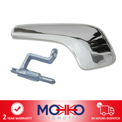 FOR VAUXHALL CORSA D CHROME INTERIOR LEFT DOOR HANDLE WITH CONNECTING ...