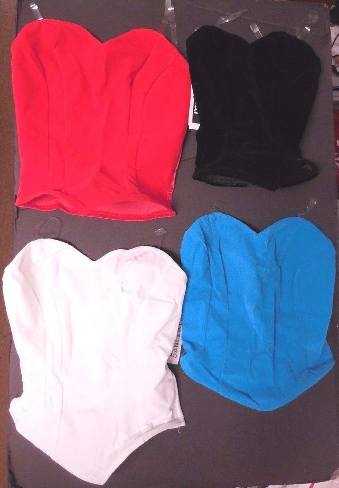 Basque Spandex VelvetBack Ballet Ballerina Clear Strap Princess Seam 5 ...