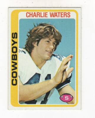 1978 TOPPS FOOTBALL CHARLIE WATERS DALLAS COWBOYS #385 | eBay