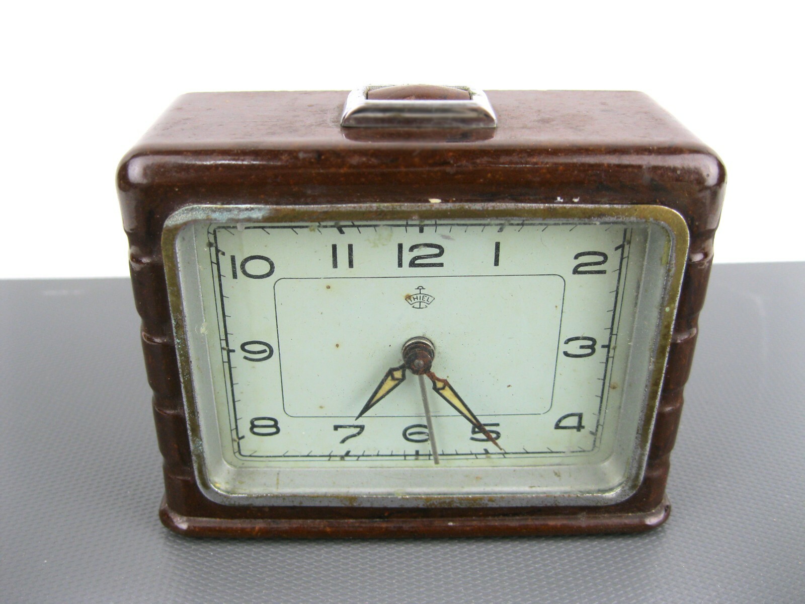 THIEL vintage ALARM CLOCK WWII German Germany For parts | eBay