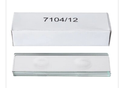 AmScope Double Depression Concave Microscope Slides Pack of 12 | eBay