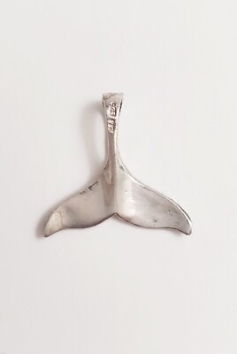 sterling silver Whale Tale Pendant jewelry | eBay