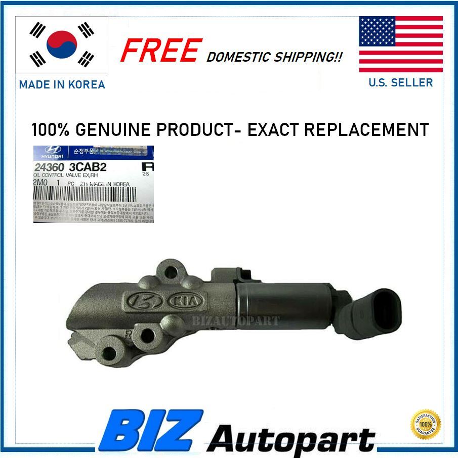 GENUINE ! OIL FLOW CONTROL VALVE EXHAUST RH for 12-20 HYUNDAI KIA ...