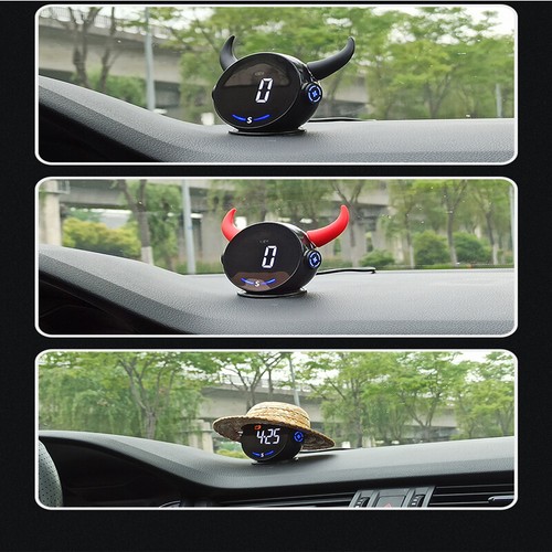 Car LCD Digital Display Head Up GPS Indicator for MPH/KMH Motor ...