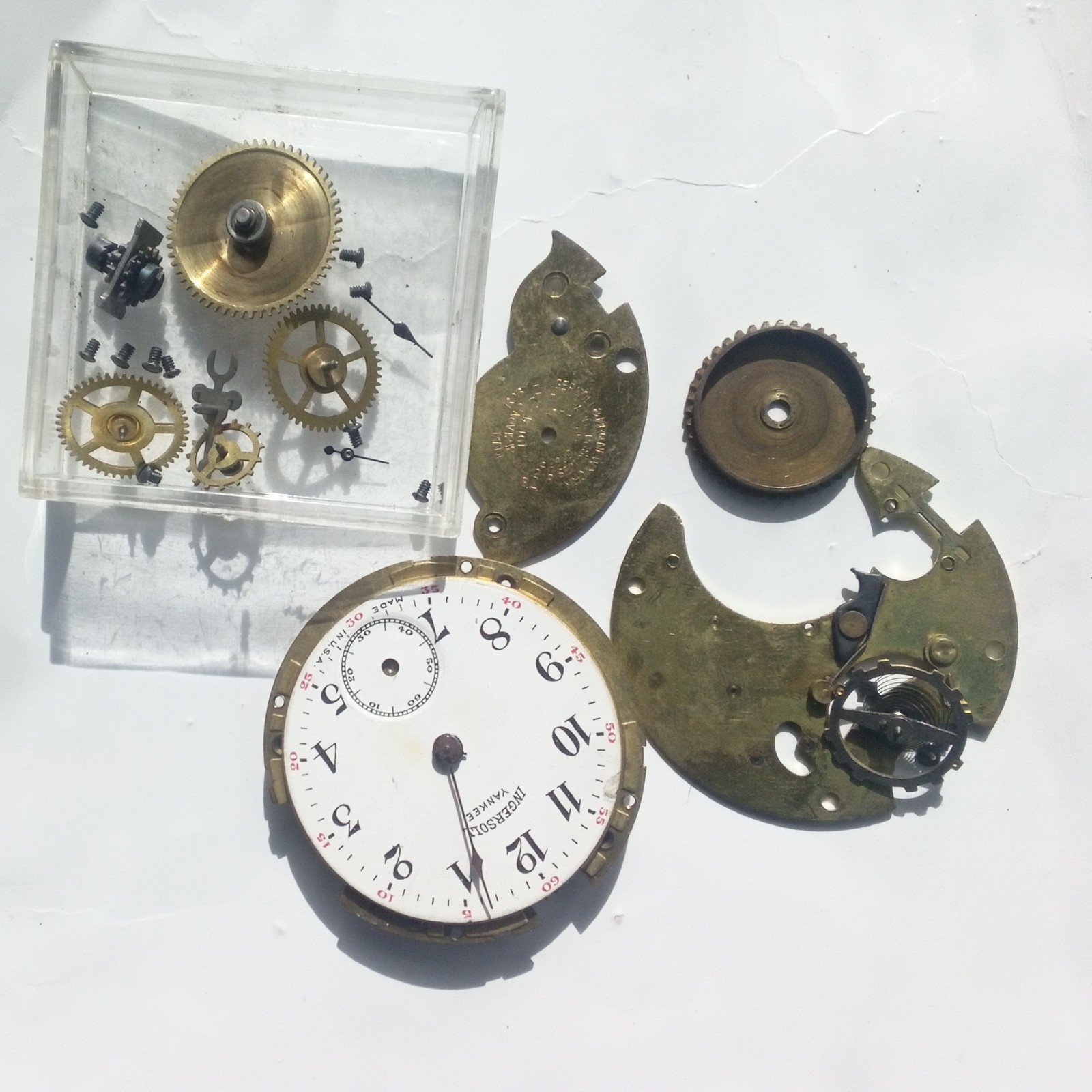 ANTIQUE INGERSOLL (YANKEE) POCKET WATCH PARTS OR REPA… - Gem