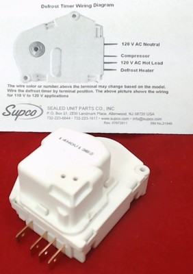 Refrigerator Defrost Timer for Sub Zero, 3-08-118-0, 3081180 | eBay