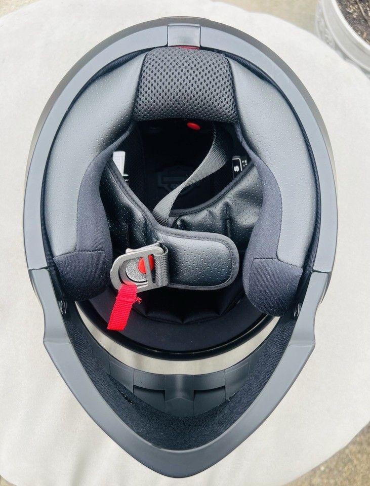 Harley Davidson Pilot 3-in-1 X04 Helmet/Matte Black/Exo Skull/Bandana ...