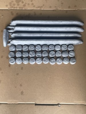 Linotype Lead 80Lbs Wheel Weight 30lbs Perfect For Reloading Pick Up ...