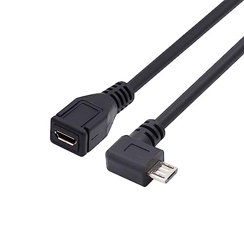 CY Micro USB 2.0 Male to Micro USB 2.0 Female Extension Cable Left ...