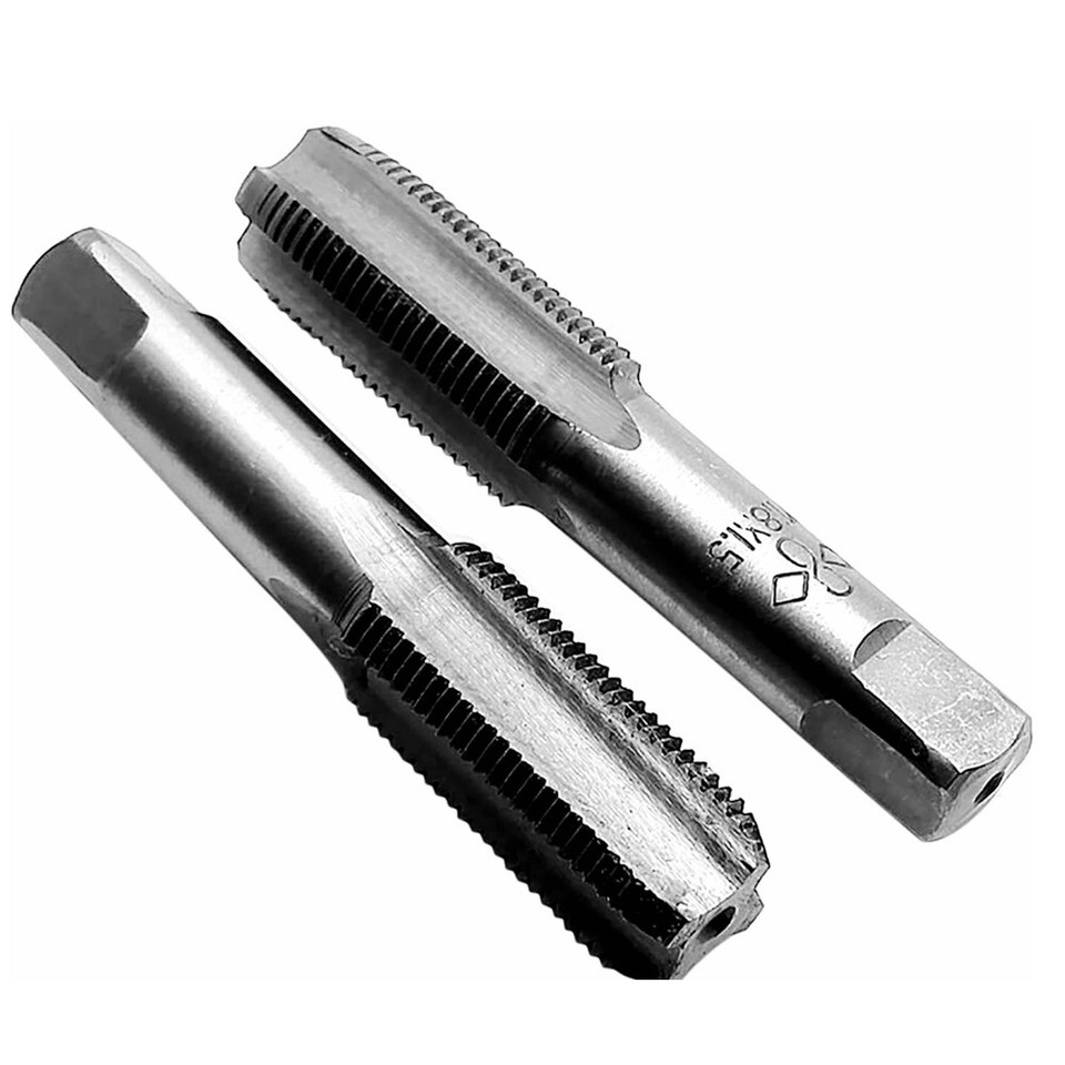 18mm x 1.5 Metric Taper & Plug Tap Right Hand Thread M18 x 1.5mm Pitch ...