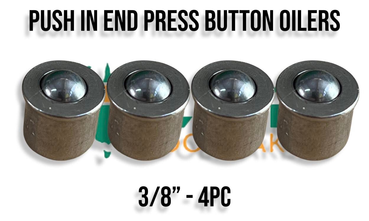 Press Button Oiler 3/8" push down on ball to Oil push in end 4 off ...