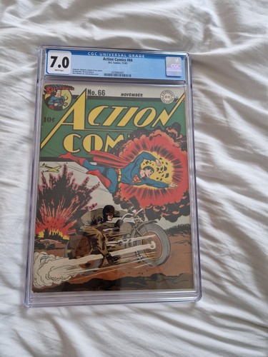 Action Comics #66 Golden Age Investment Comic High Grade Cgc 7 ...