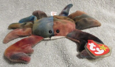 Ty Beanie Baby Claude the Crab DOB September 3, 1996 MWMT Free Shipping ...