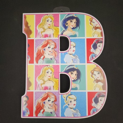 Disney Princesses Letter B Wood Wall Art Print Décor For Kids Room | eBay