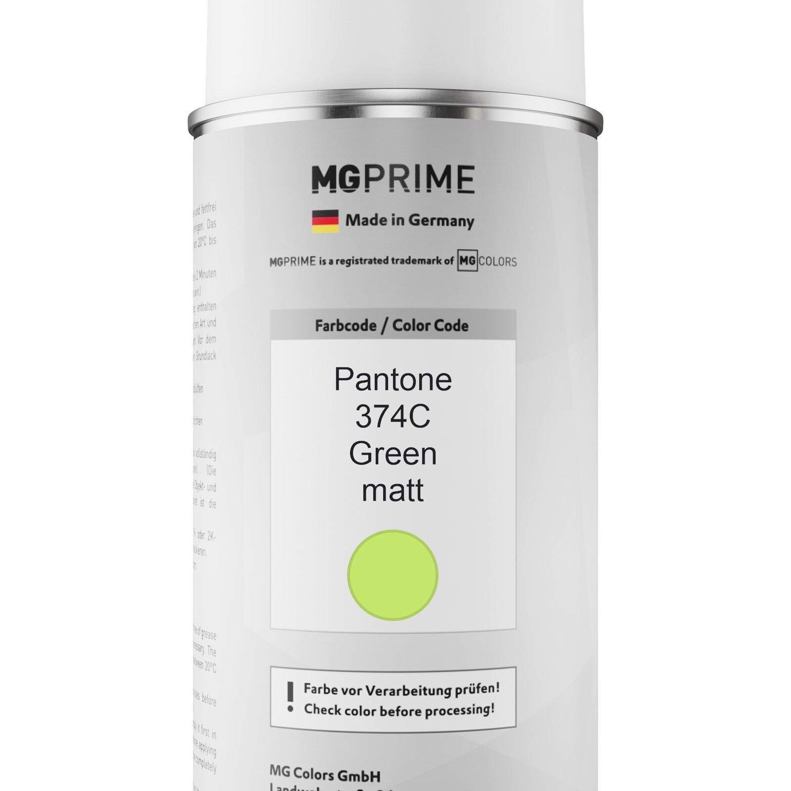 Pantone 374C Green Spraydose 400 ml matt schnelltrocknend | eBay