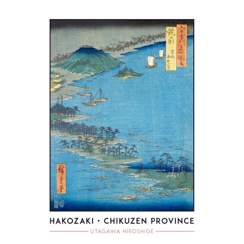 Chikuzen Province Hiroshige Japanese Classic Collection Wall Art Print ...