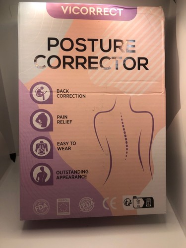 VICORRECT Posture Corrector for Women - Upper Back Brace Adjustable ...