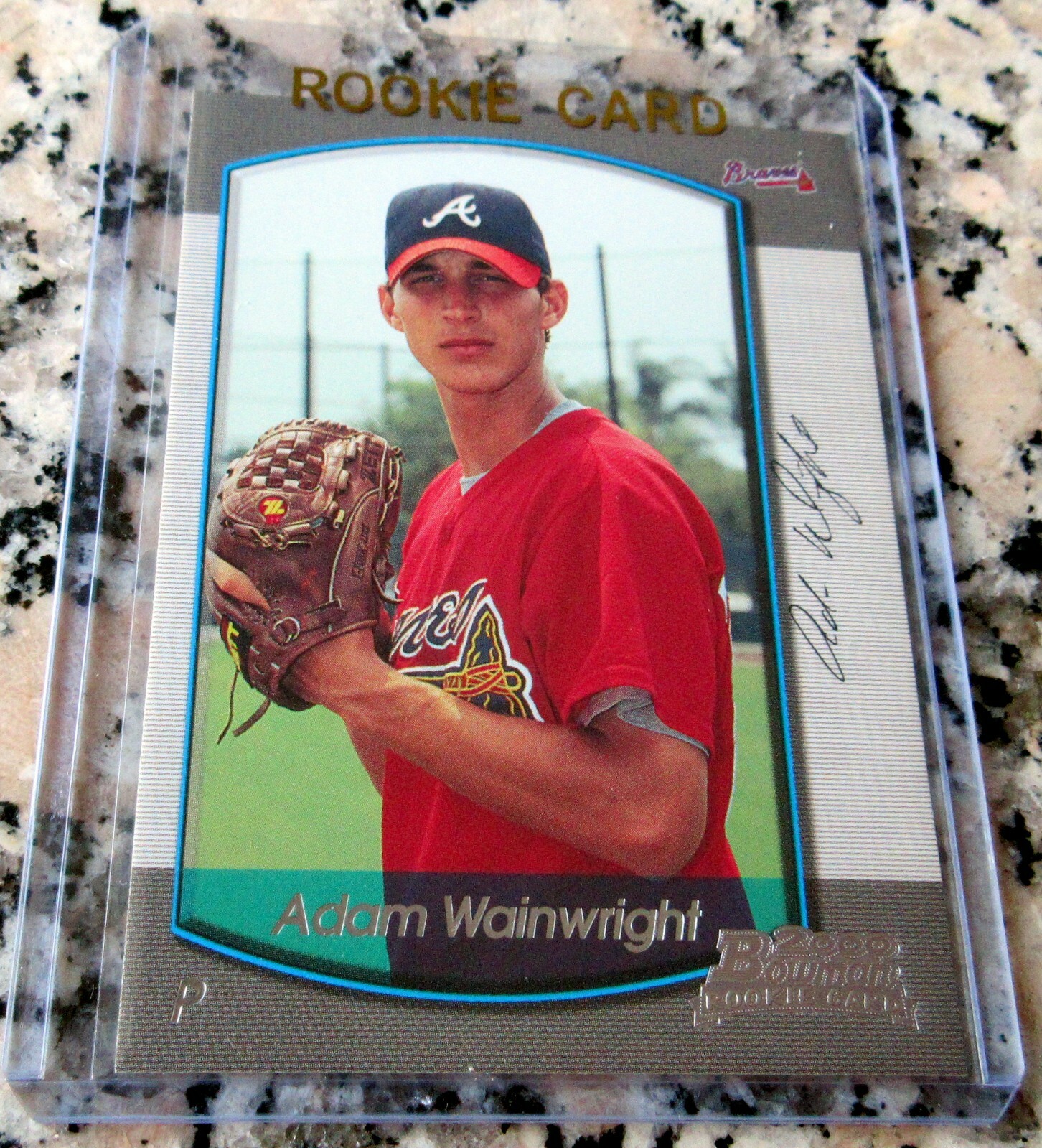 ADAM WAINWRIGHT 2000 Bowman #1 Draft Pick Rookie Card RC Cardinals 2 WS ...