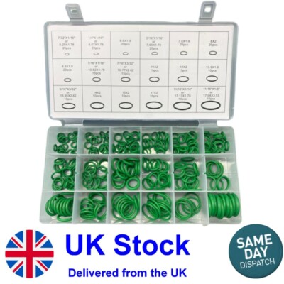 270 PIECE AIRCON AIR CONDITIONING O RING SEAL KIT RUBBER AIR CON *NEW ...